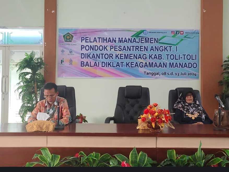 BDK Manado Kuatkan SDM dan Pengelola Ponpes Tolitoli Melalui Pelatihan ...