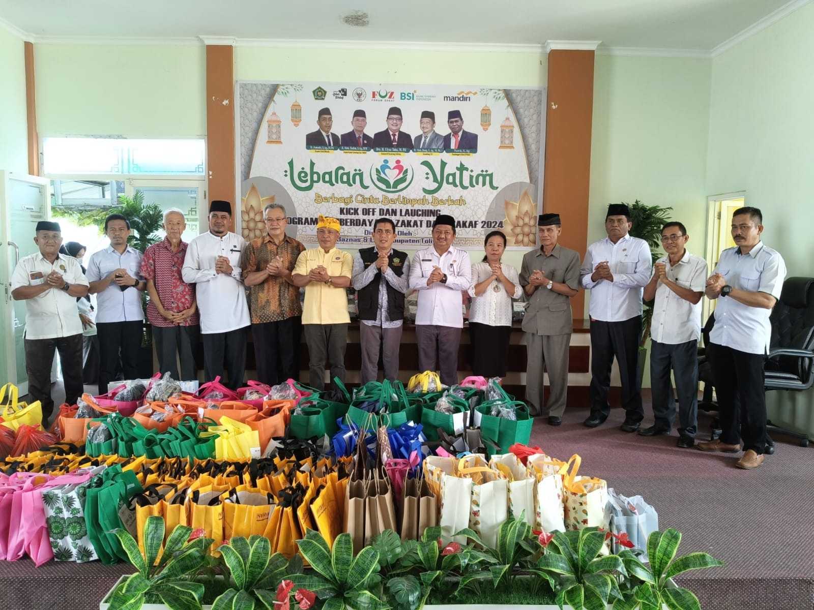 Lebaran Yatim 2024, Kemenag Tolitoli Berikan Santunan kepada Anak Yatim ...
